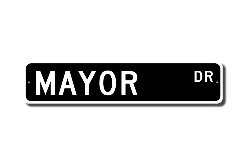 Mayor Mayor Gift Mayor Sign City Government Head of City | Etsy