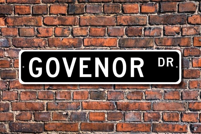 Govenor Govenor Gift Govenor Sign Head of State Government | Etsy