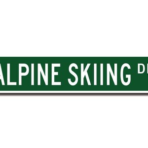 Alpine Skiing, Alpine Skiing Gift, Alpine Skiing Sign, Alpine Skiing ...