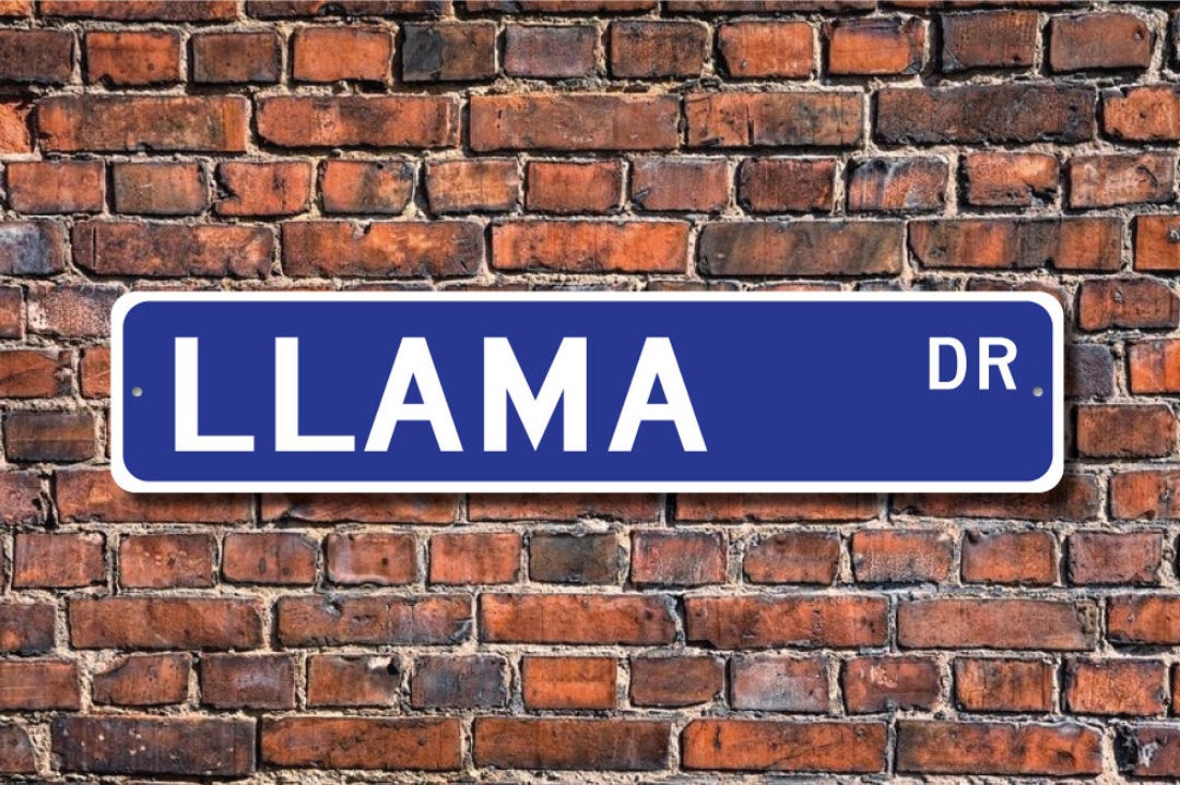 Llama, Llama Gift, Llama Sign, Llama Decor, Llama Lover, Pack Animal ...