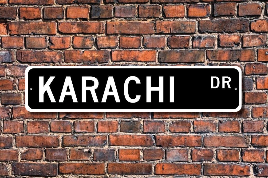 Karachi Karachi Sign Karachi Gift Karachi Visitor Souvenir - Etsy