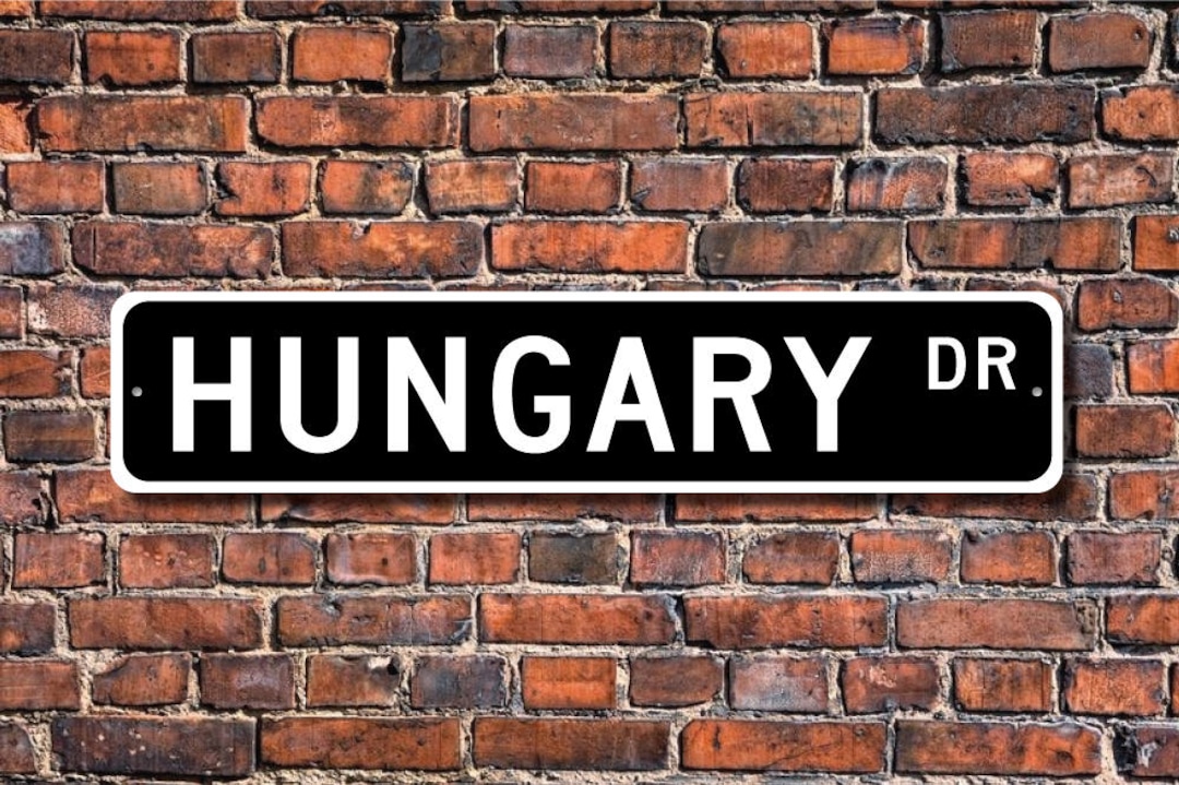 Hungary Sign, Hungary Wall Decor, Hungary Gift, Hungary Souvenir Sign ...