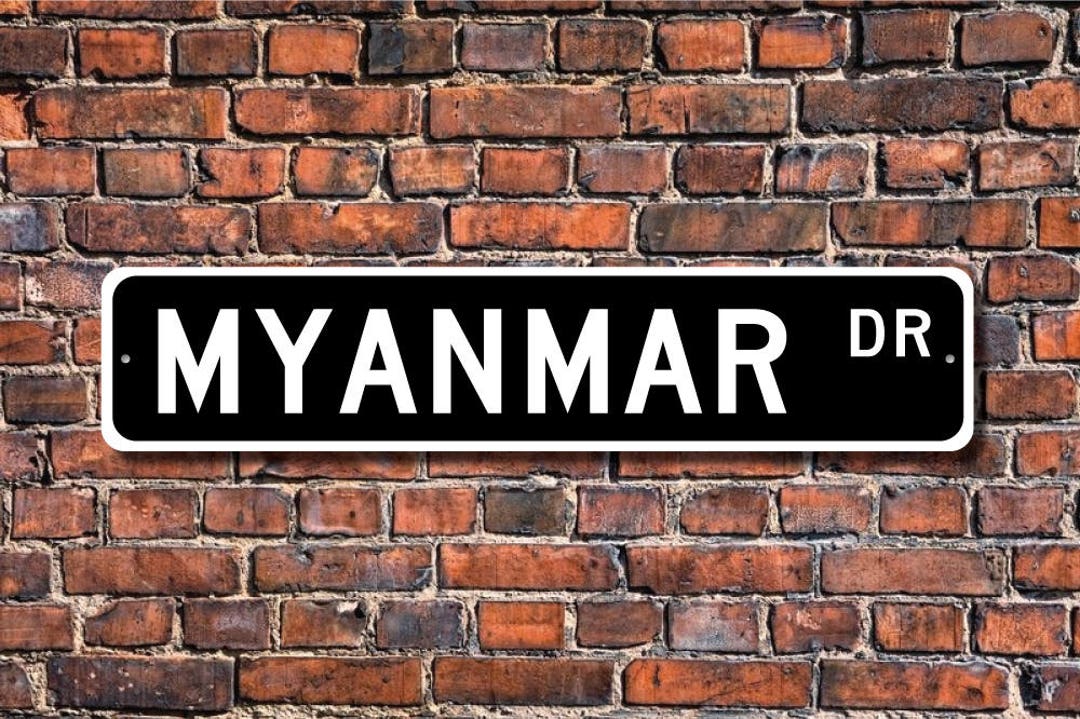 Myanmar, Myanmar Gift, Myanmar Sign, Souvenir Sign, Myanmar Native ...