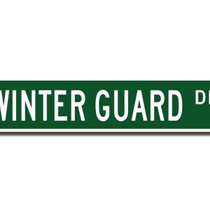 Winter Guard, Winter Guard Sign, Winter Guard Participant Gift, Winter ...