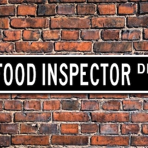 Food Inspector, Food Inspector Gift, Food Inspector Sign, Gift for Food ...