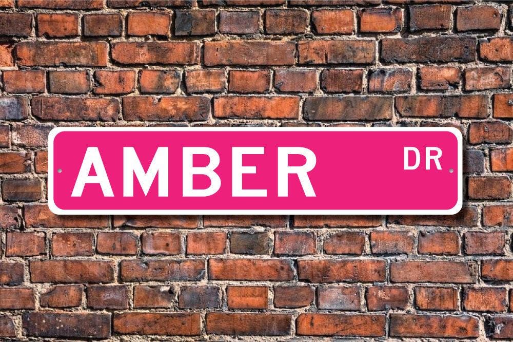 Amber, Amber Sign, Amber Lover, Amber Gift, Child Gift, Grandchild Gift ...