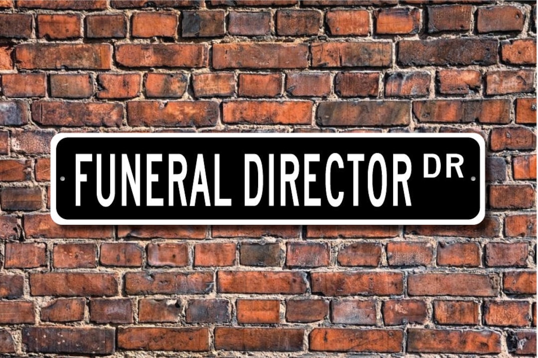 Funeral Director, Funeral Director Gift, Funeral Director Sign, Funeral ...