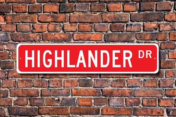 Highlander Highlander Lover Highlander Sign Highlander - Etsy