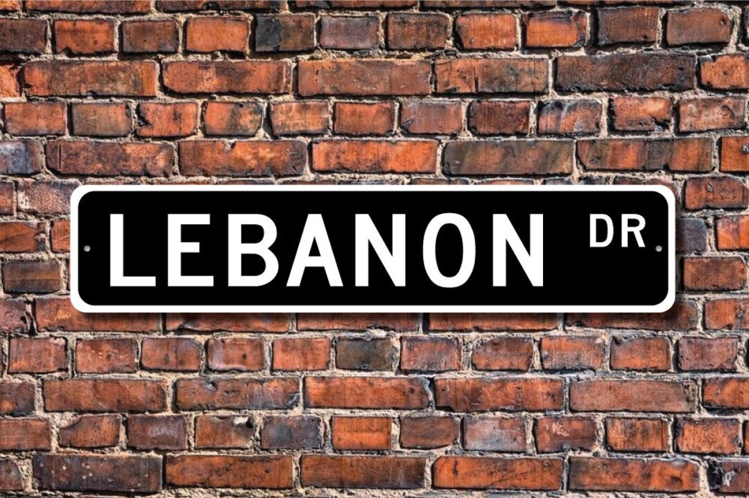 Lebanon Sign, Lebanon Gift, Lebanon Souvenir, Lebanon Keepsake, Lebanon ...