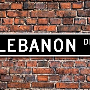 Lebanon Sign, Lebanon Gift, Lebanon Souvenir, Lebanon Keepsake, Lebanon ...