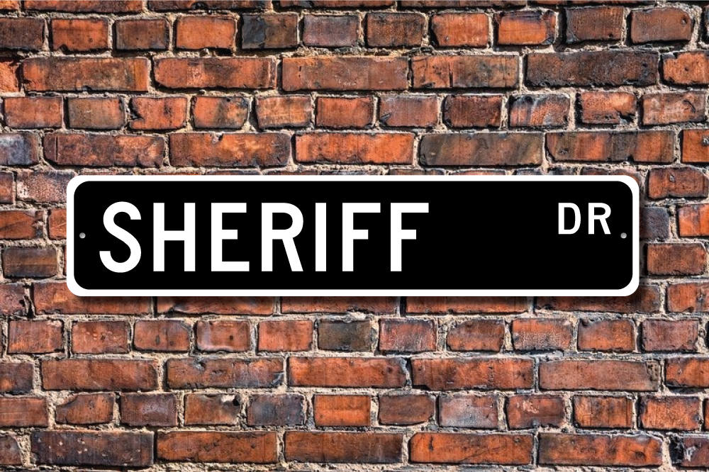 Sheriff Sheriff Gift Sheriff Sign Law Enforcement County | Etsy