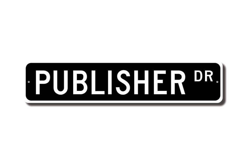 Publisher, Publisher Gift, Publisher Sign, Publishing Company, Magazine ...