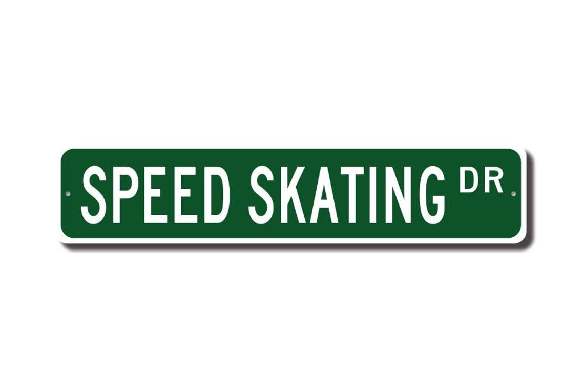 Speed Skating, Speed Skating Sign, Speed Skating Fan, Speed Skating ...