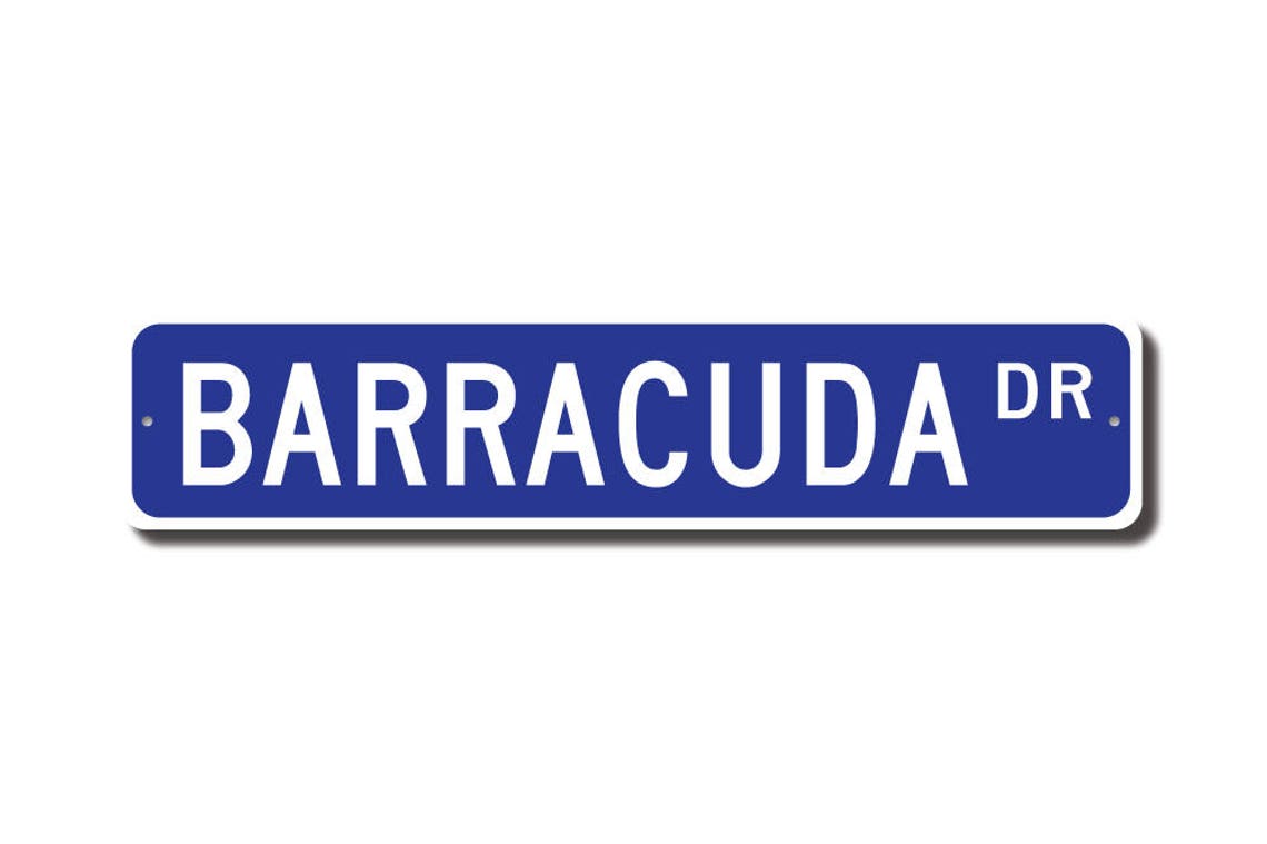 Barracuda Barracuda Gift Barracuda Sign Barracuda Decor - Etsy