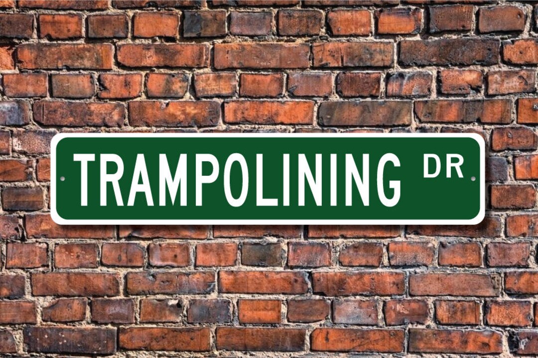 Trampolining, Trampolining Sign, Trampolining Fan, Trampolining Gift ...
