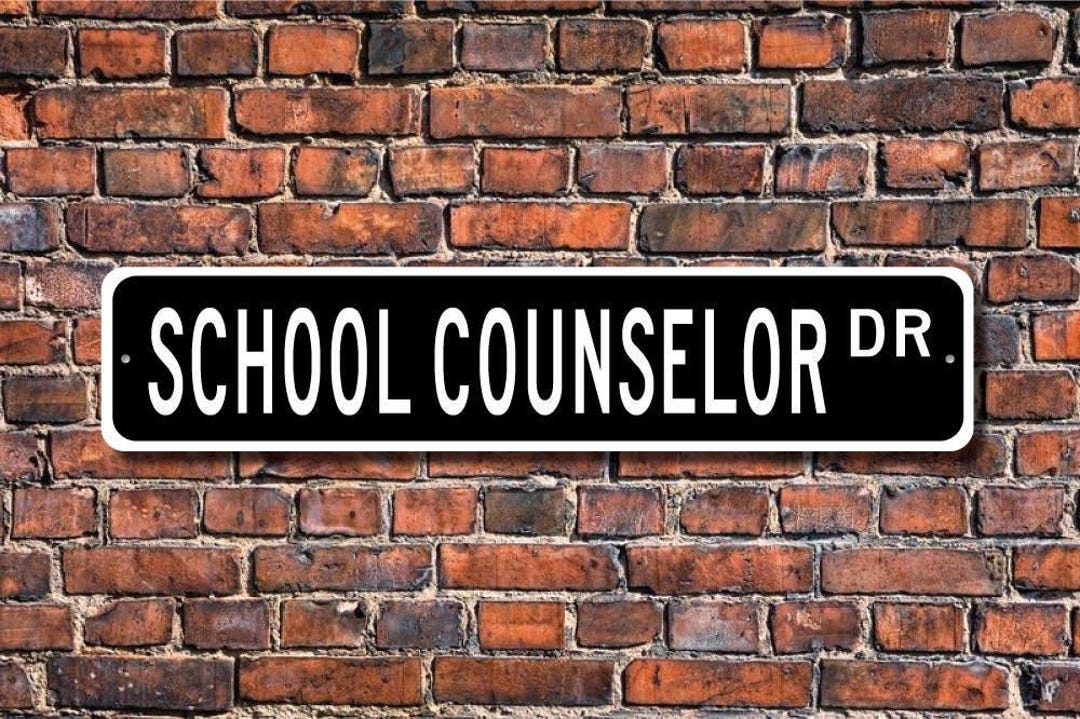 School Counselor, School Counselor Gift, School Counselor Sign, School ...