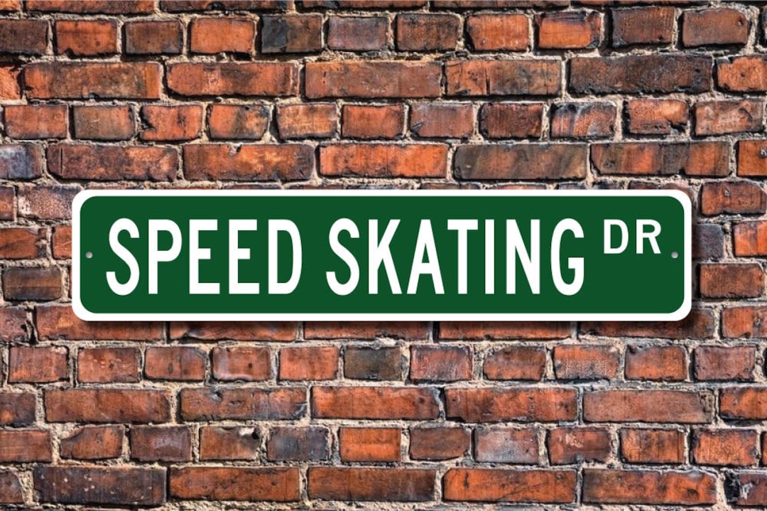 Speed Skating, Speed Skating Sign, Speed Skating Fan, Speed Skating ...