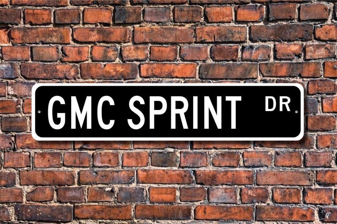 Sprint, GMC Sprint, GMC Sprint Sign, GMC Sprint Gift, Small Coupe Pick ...