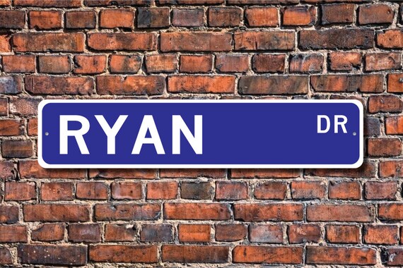 Ryan Ryan Sign Ryan Gift Ryan Decor Ryan Fan Child Gift | Etsy