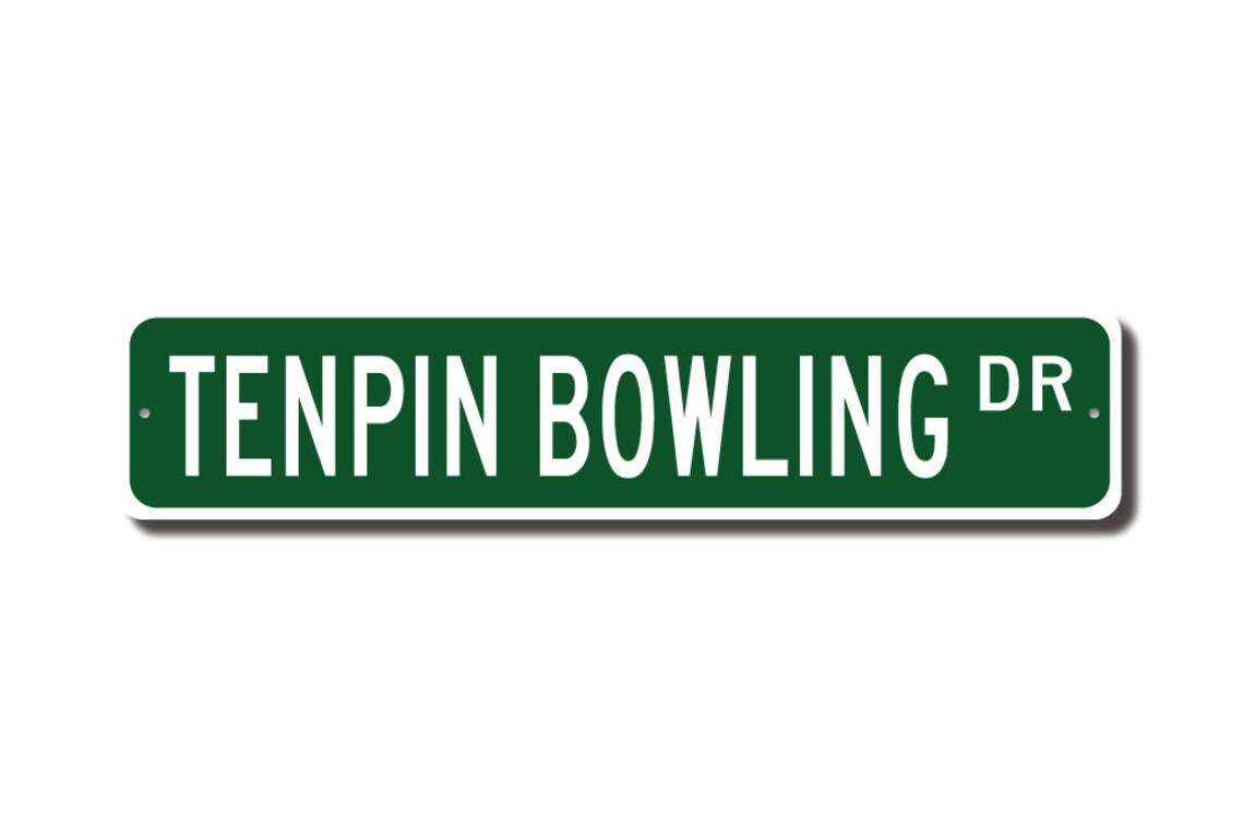 Tenpin Bowling Tenpin Bowling Sign Tenpin Bowling Fan | Etsy