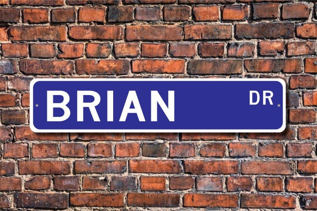 Brian, Brian Sign, Brian Gift, Brian Fan, Child Gift, Grandchild Gift ...
