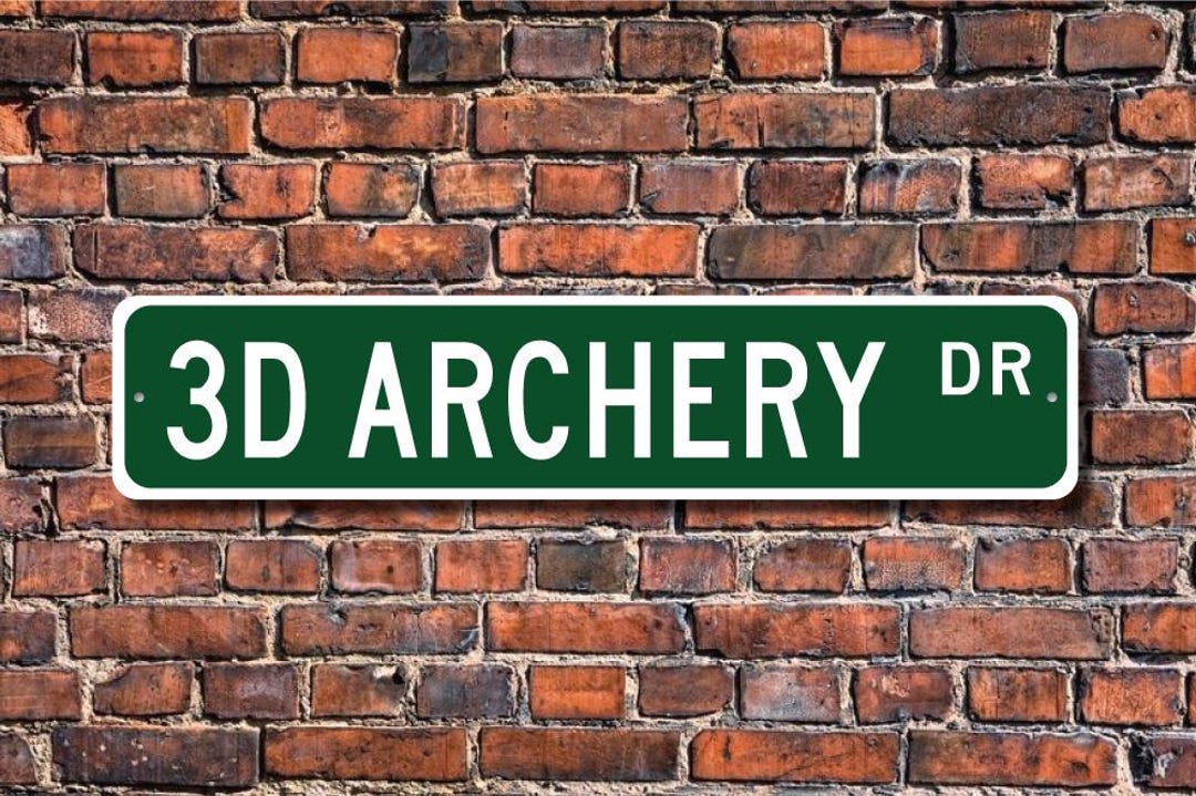 3D Archery, 3D Archery Gift, 3D Archery Sign, 3D Archery Decor, 3D ...