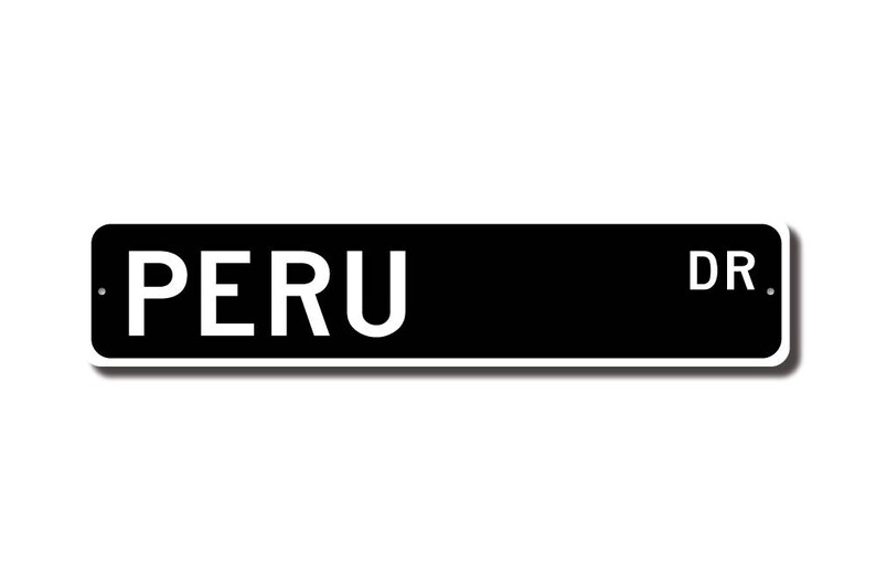 Peru Peru Gift Peru Sign Souvenir Sign Peru Native - Etsy