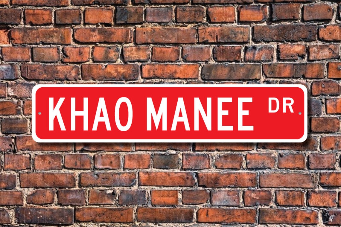 Khao Manee Khao Manee Lover Khao Manee Sign Khao Manee - Etsy