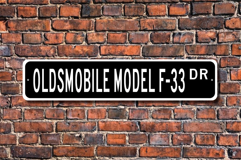 Model F-33 Oldsmobile Model F-33 Oldsmobile Model F-33 sign | Etsy