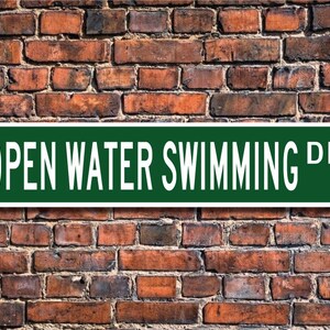Open Water Swimming, Open Water Swimming Sign, Open Water Swimming Fan ...