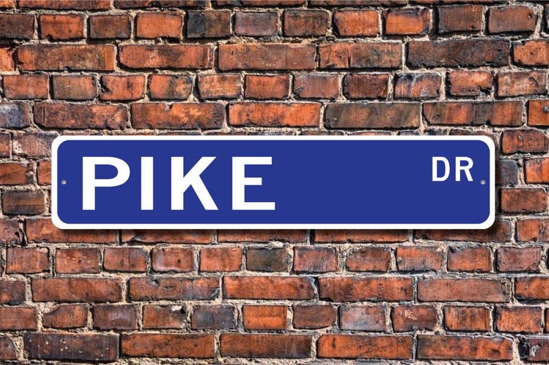 Pike, Pike Gift, Pike Sign, Pike Decor, Pike Lover, Northern Pike ...