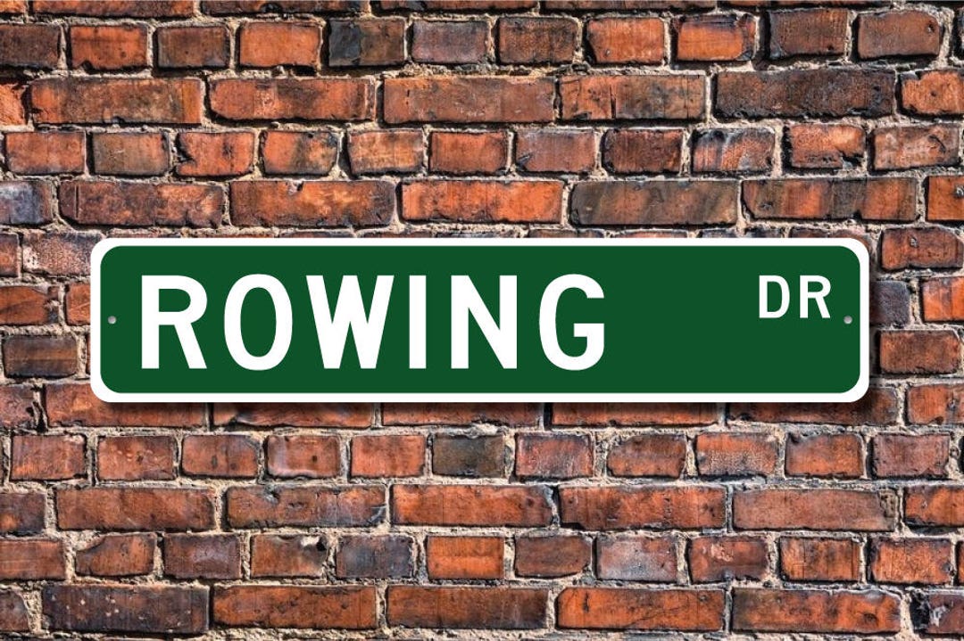 Rowing, Rowing Sign, Rowing Fan, Rowing Participant, Rowing Gift, Fixed ...