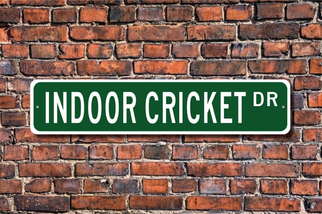 Indoor Cricket, Indoor Cricket Sign, Indoor Cricket Fan, Indoor Cricket ...