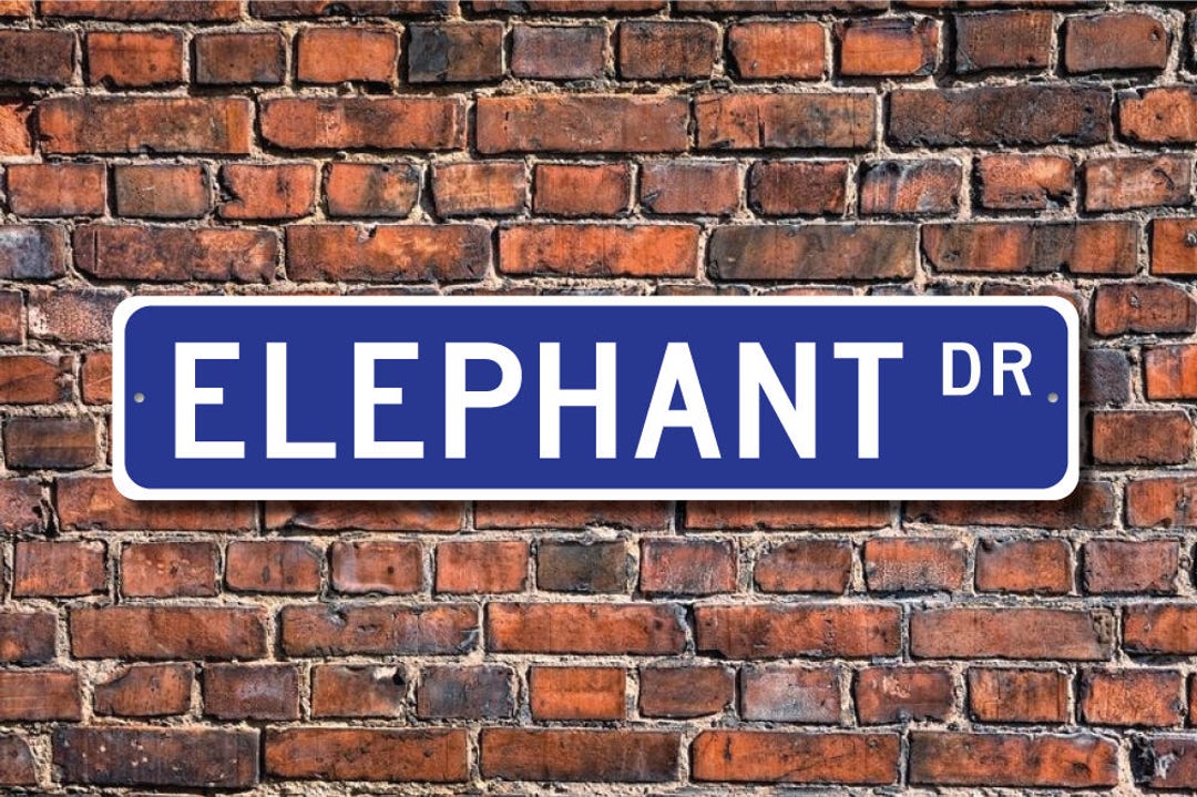 Elephant, Elephant Gift, Elephant Sign, Elephant Decor, Elephant Expert ...
