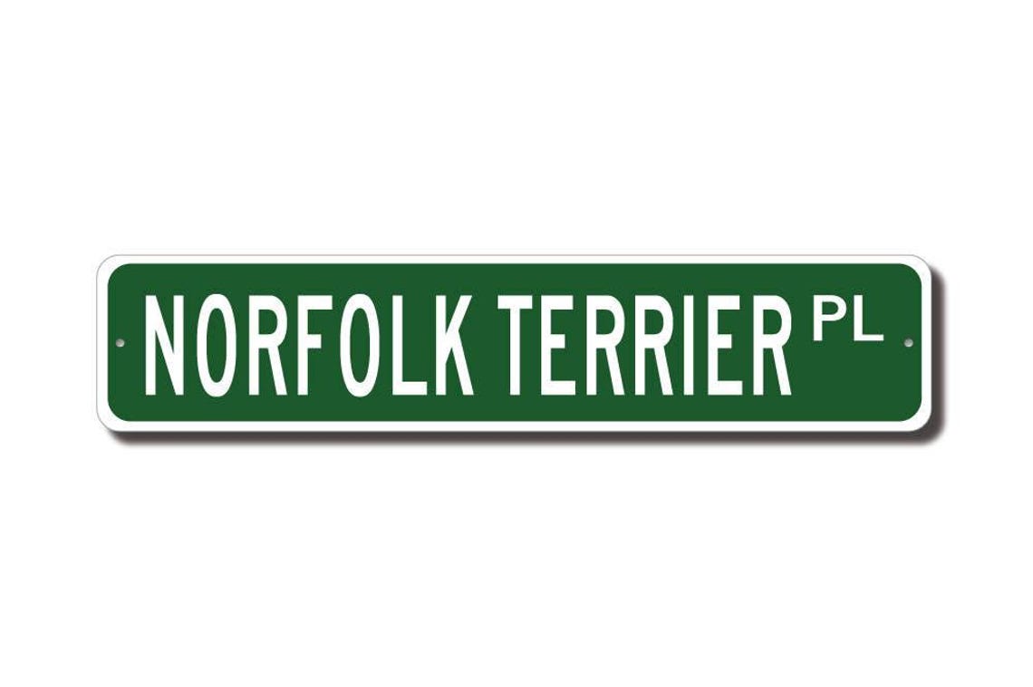 Norfolk Terrier, Norfolk Terrier Sign, Norfolk Terrier Lover, Custom ...
