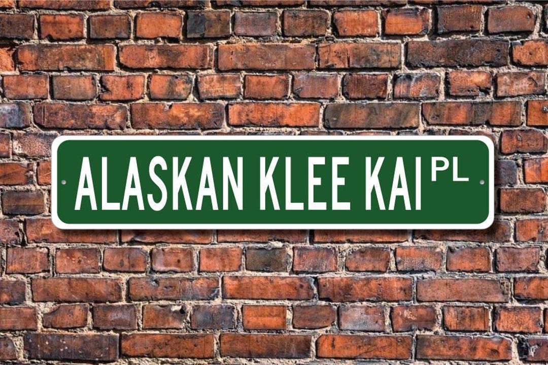 Alaskan Klee Kai, Alaskan Klee Kai Gift, Alaskan Klee Kai Sign, Dog ...