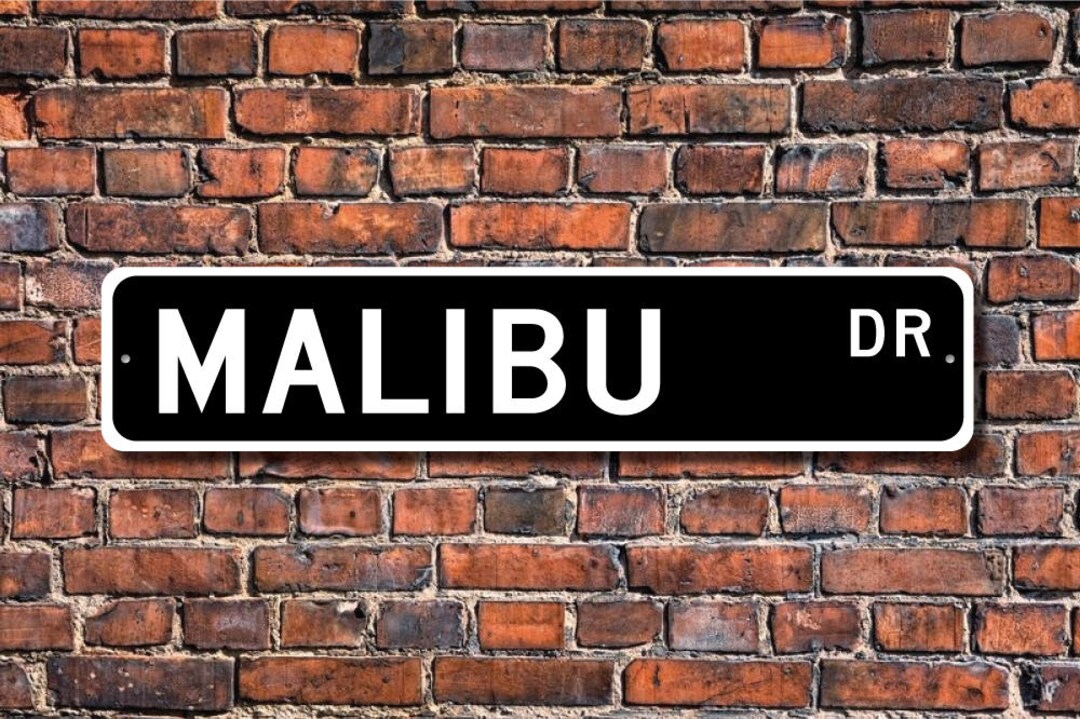 Malibu Chevrolet Malibu Sign Chevrolet Malibu Gift - Etsy