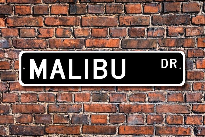 Malibu Chevrolet Malibu Sign Chevrolet Malibu Gift - Etsy