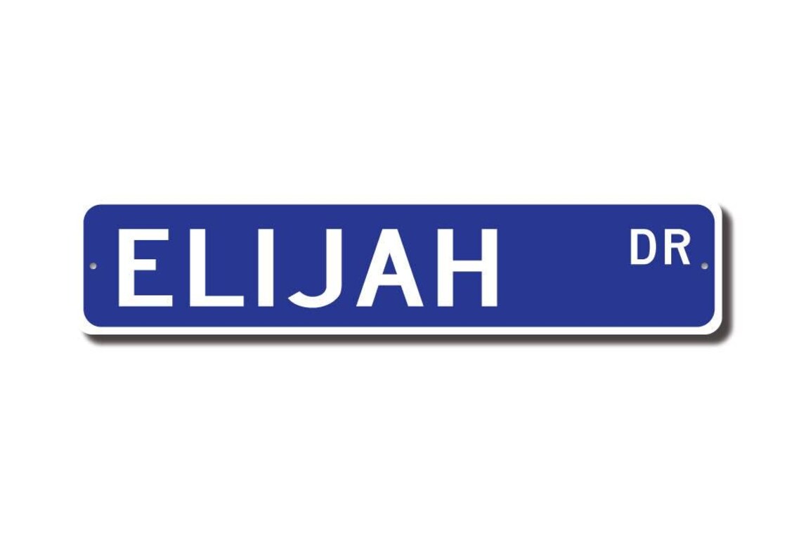 Elijah, Elijah Sign, Elijah Fan, Elijah Decor, Child Gift, Grandchild ...