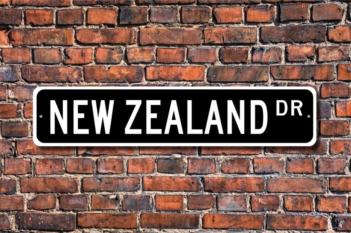 New Zealand New Zealand Gift New Zealand Sign Souvenir | Etsy