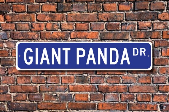 Giant Panda Giant Panda Gift Giant Panda Sign Giant Panda | Etsy