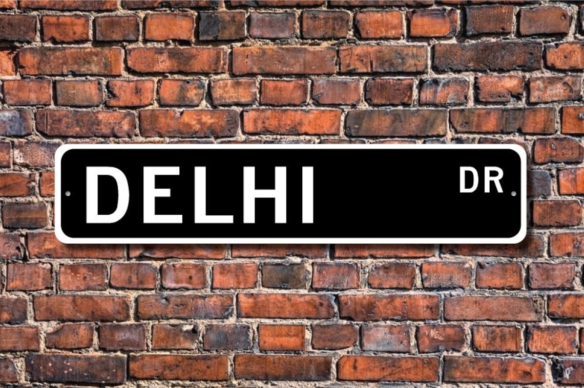 Delhi Delhi Gift Delhi Sign Delhi Visitor Delhi Souvenir - Etsy UK