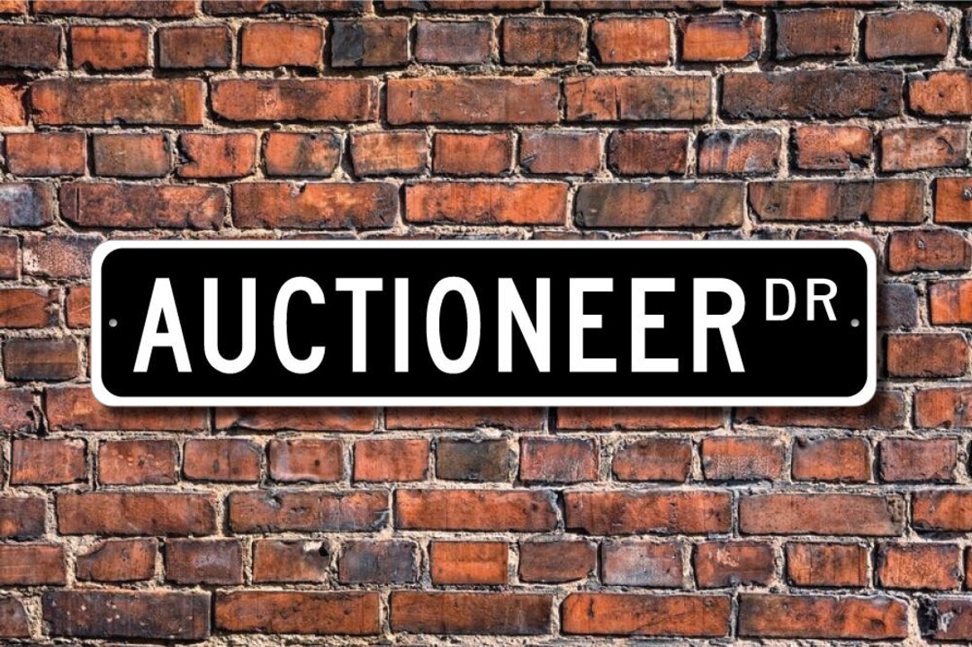 Auctioneer, Auctioneer Gift, Auctioneer Sign, Auctioneer Decor, Auction ...