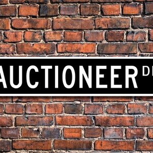 Auctioneer, Auctioneer Gift, Auctioneer Sign, Auctioneer Decor, Auction ...