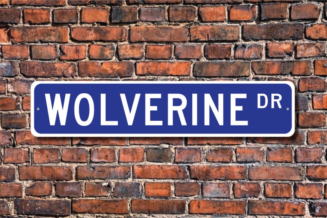 Wolverine Wolverine Gift Wolverine Sign Wolverine Decor - Etsy