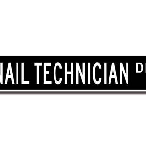 Nail Technician, Nail Technician Gift, Nail Technician Sign, Nail Salon ...