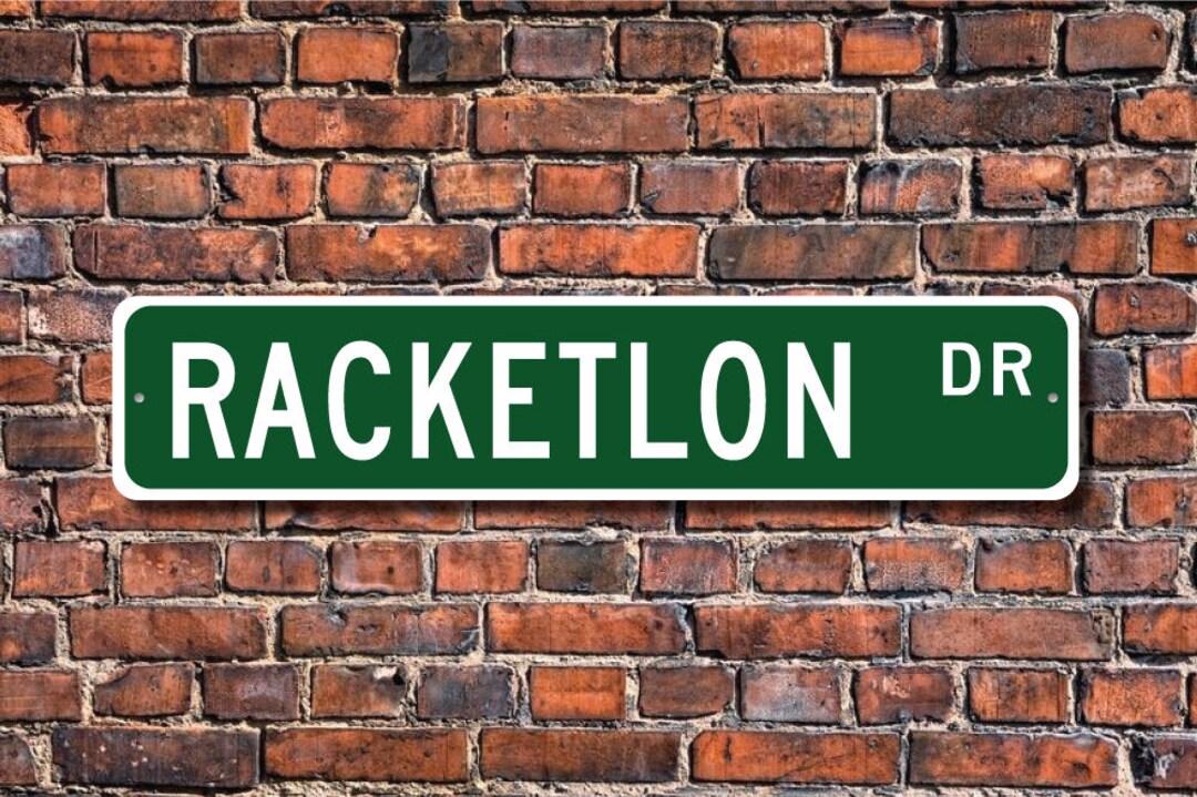 Racketlon Racketlon Sign Racketlon Fan Racketlon - Etsy