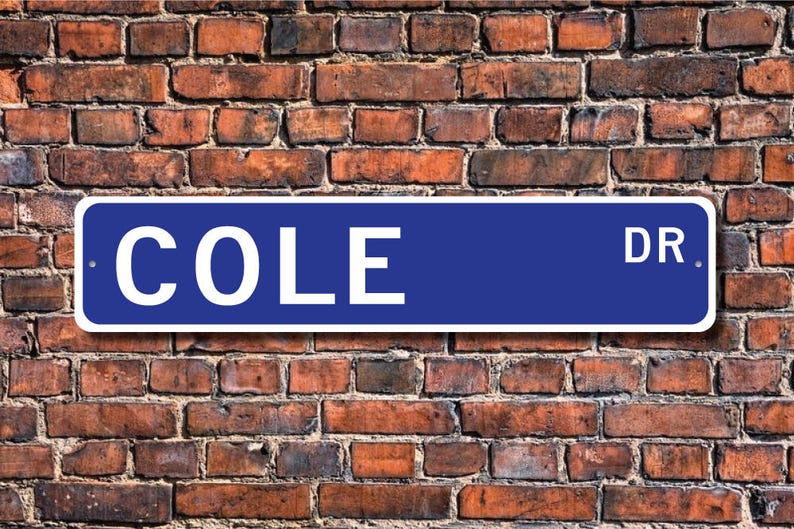 Cole Cole Sign Cole Fan Cole Decor Cole Lover Child Gift - Etsy