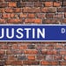 Justin, Justin Sign, Justin Gift, Justin Fan, Child Gift, Grandchild ...