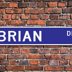 Brian Brian Sign Brian Gift Brian Fan Child Gift - Etsy